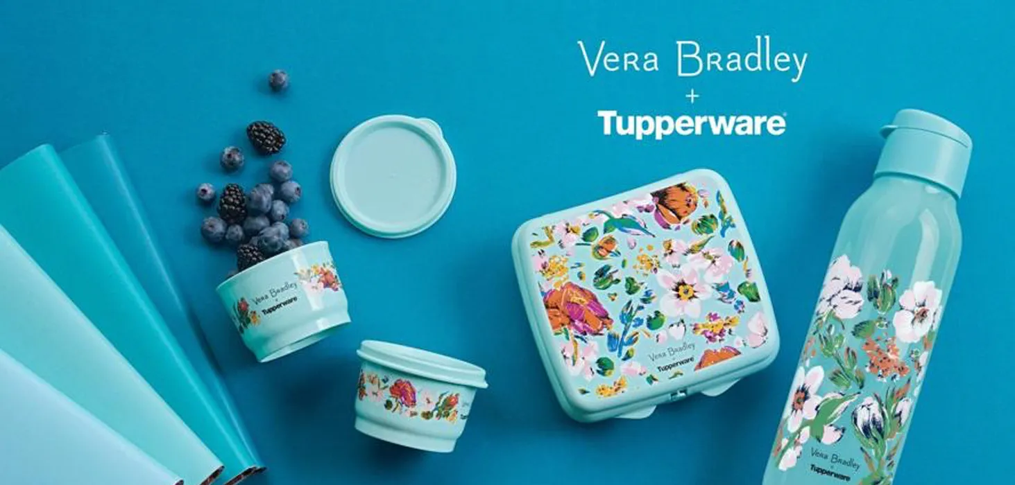 Tupperware continúa su asociación con Vera Bradley para lanzar una edición de productos eco ...