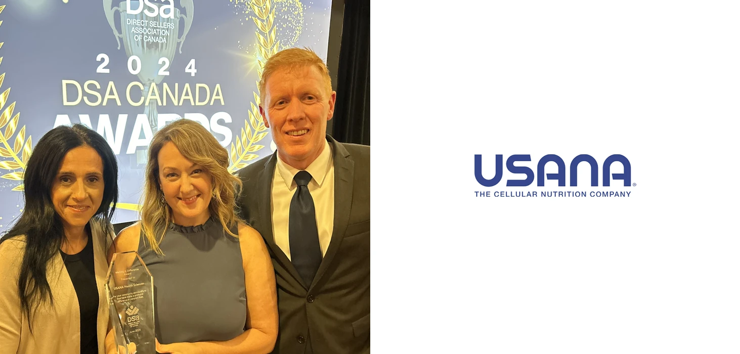 USANA Canadá recibe el premio Making a Difference por su compromiso social