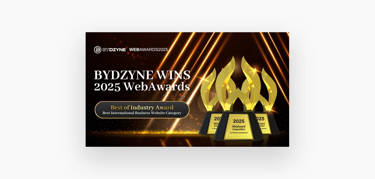 ByDzyne es galardona con el prestigioso premio Best of Industry Web Award